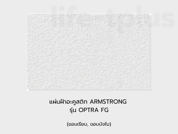แผ่นฝ้าอะคูสติก ARMSTRONG รุ่น OPTRA FG | LIFE-TPLUS จำหน่ายแผ่นซับ ...